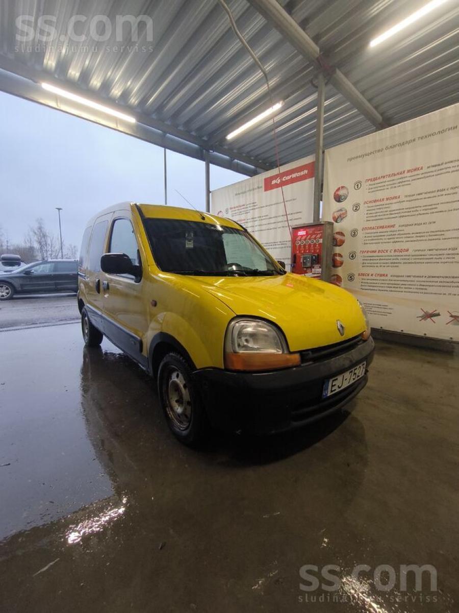 Dzeltens Renault Kangoo 2001 Rīga, ar dzinēja tilpumu 1.90 L un nobraukumu 230 tūkst. km par 1000 €, foto 4 vietnē AUTOMOTO.COM.LV
