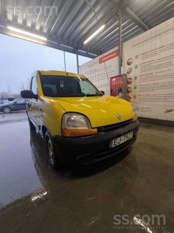 Yellow Renault Kangoo 2001 in Riga, with an engine capacity of 1.90 L and mileage of 230 thousand km for 1000 €, photo 4 on AUTOMOTO.COM.LV