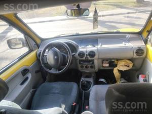 Dzeltens Renault Kangoo 2001 Rīga, ar dzinēja tilpumu 1.90 L un nobraukumu 230 tūkst. km par 1000 €, foto 8 vietnē AUTOMOTO.COM.LV