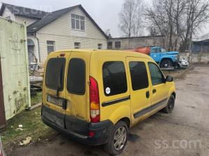 Желтый Рено Кенгу 2006 в Даугавпилс, объемом двигателя 1.10 л и пробегом 0 тыс. км за 500 €, фото 4 на AUTOMOTO.COM.LV