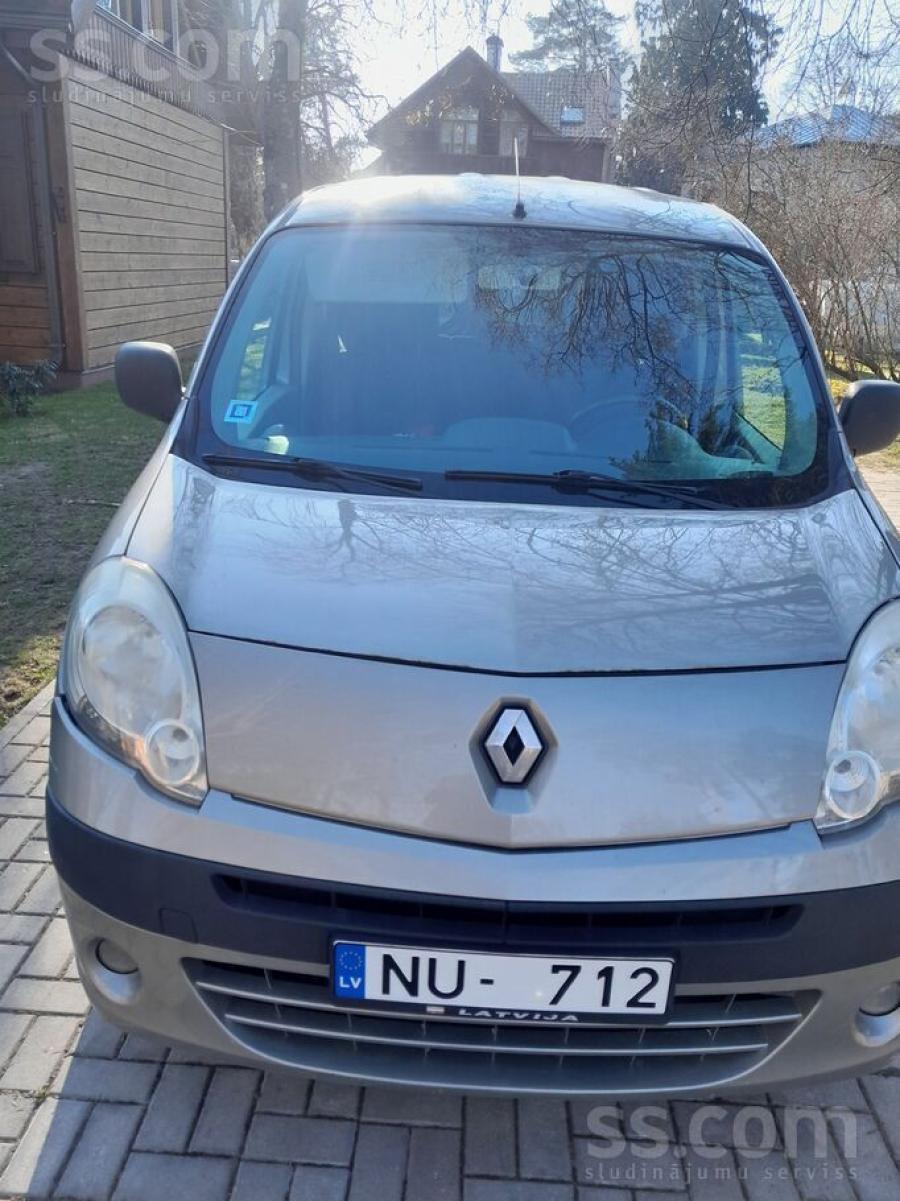 Yellow Renault Kangoo 2009 in Jurmala, with an engine capacity of 1.50 L and mileage of 185 thousand km for 900 €, photo 1 on AUTOMOTO.COM.LV