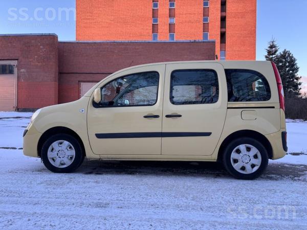 Yellow Renault Kangoo 2010 in Riga, with an engine capacity of 1.60 L and mileage of 179 thousand km for 3200 €, photo 10 on AUTOMOTO.COM.LV