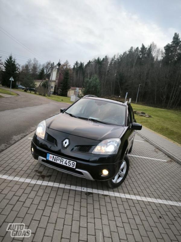 Black Renault Koleos 2008 in Vilnius, with an engine capacity of 2.50 L and mileage of 253 thousand km for 3000 €, photo 1 on AUTOMOTO.COM.LV