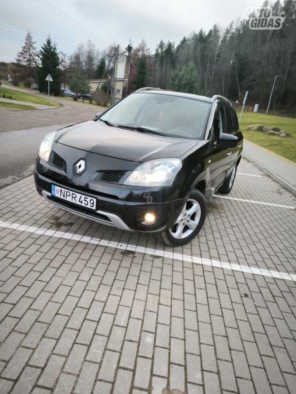 Black Renault Koleos 2008 in Vilnius, with an engine capacity of 2.50 L and mileage of 253 thousand km for 3000 €, photo 2 on AUTOMOTO.COM.LV