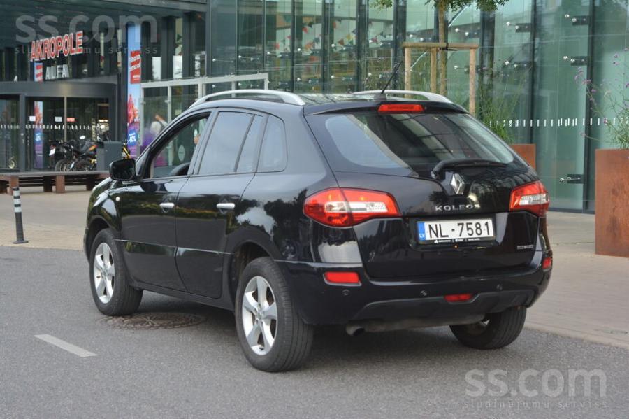Melns Renault Koleos 2008 Rīga, ar dzinēja tilpumu 2.00 L un nobraukumu 257 tūkst. km par 3200 €, foto 5 vietnē AUTOMOTO.COM.LV