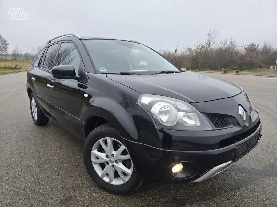 Black Renault Koleos 2009 in Jurbarkas, with an engine capacity of 2.00 L and mileage of 310 thousand km for 3100 €, photo 2 on AUTOMOTO.COM.LV