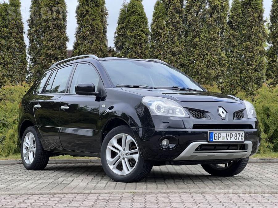 Black Renault Koleos 2011 in Jelgava, with an engine capacity of 2.00 L and mileage of 221 thousand km for 4999 €, photo 2 on AUTOMOTO.COM.LV
