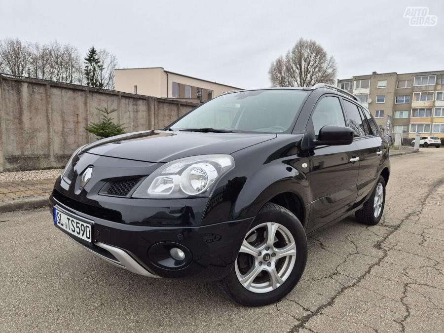 Black Renault Koleos 2011 in Mazeikiai, with an engine capacity of 2.00 L and mileage of 288 thousand km for 4350 €, photo 1 on AUTOMOTO.COM.LV