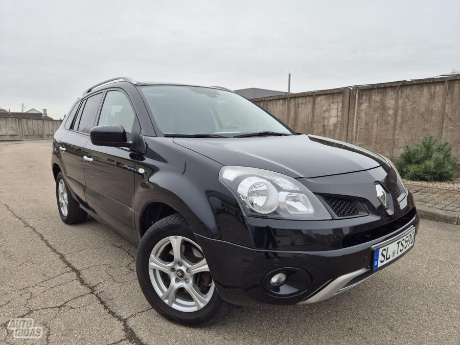 Black Renault Koleos 2011 in Mazeikiai, with an engine capacity of 2.00 L and mileage of 288 thousand km for 4350 €, photo 6 on AUTOMOTO.COM.LV