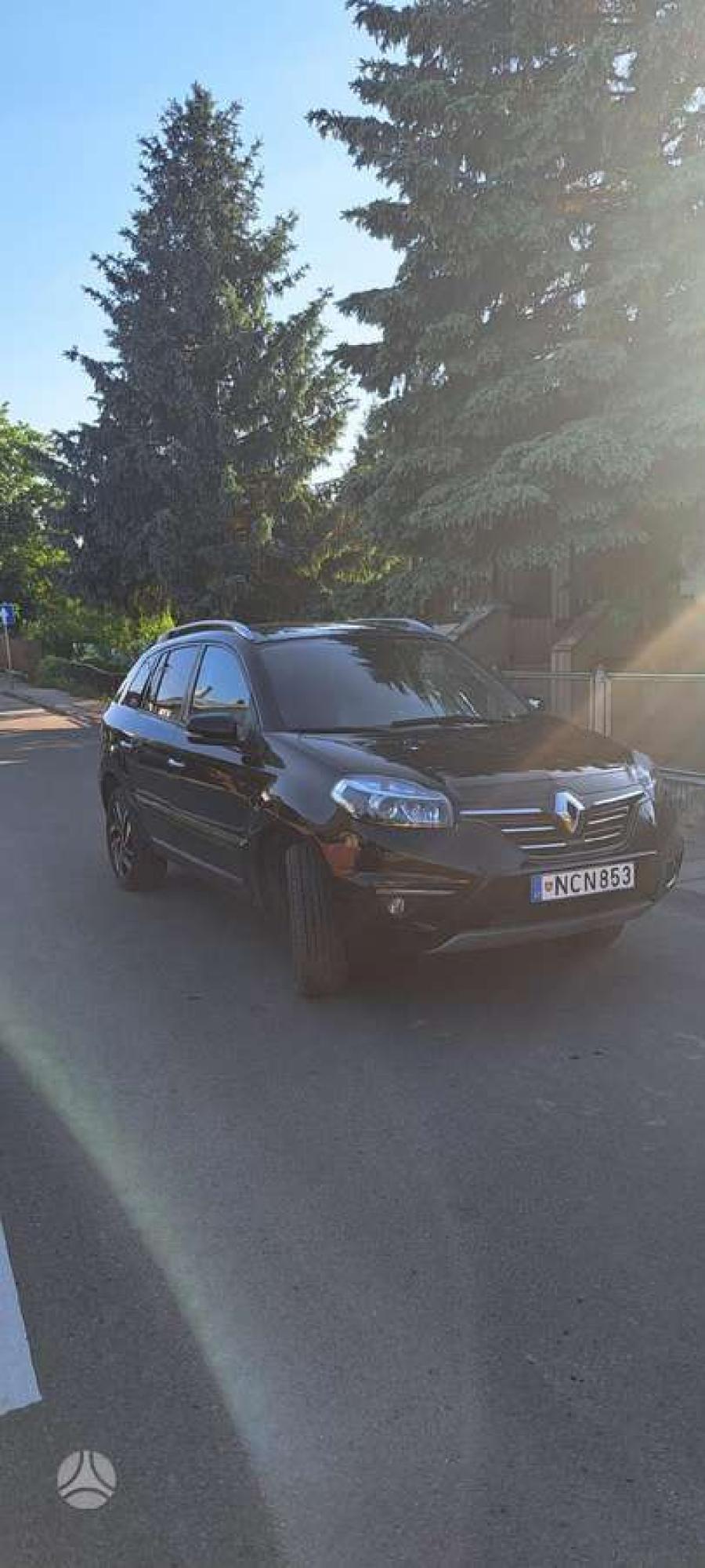 Black Renault Koleos 2014 in Kaunas, with an engine capacity of 2.20 L and mileage of 132 thousand km for 3600 €, photo 1 on AUTOMOTO.COM.LV