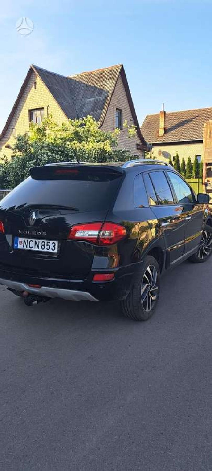 Black Renault Koleos 2014 in Kaunas, with an engine capacity of 2.20 L and mileage of 132 thousand km for 3600 €, photo 5 on AUTOMOTO.COM.LV