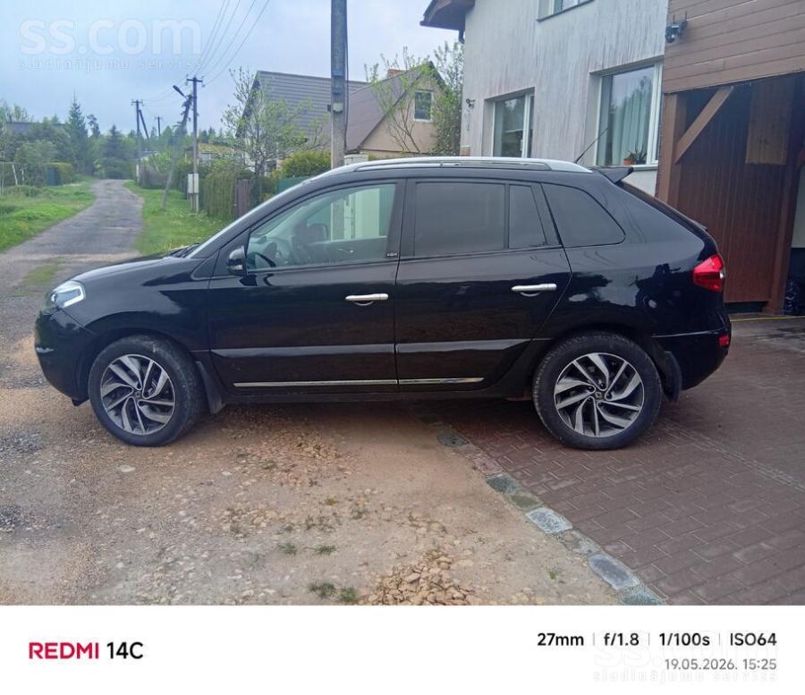Black Renault Koleos 2014 in Riga, with an engine capacity of 2.00 L and mileage of 249 thousand km for 6200 €, photo 3 on AUTOMOTO.COM.LV