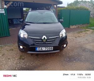 Black Renault Koleos 2014 in Riga, with an engine capacity of 2.00 L and mileage of 249 thousand km for 6200 €, photo 4 on AUTOMOTO.COM.LV