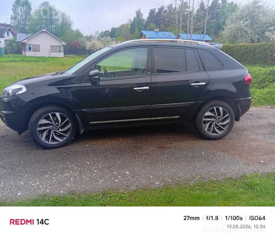 Black Renault Koleos 2014 in Riga, with an engine capacity of 2.00 L and mileage of 249 thousand km for 6200 €, photo 6 on AUTOMOTO.COM.LV