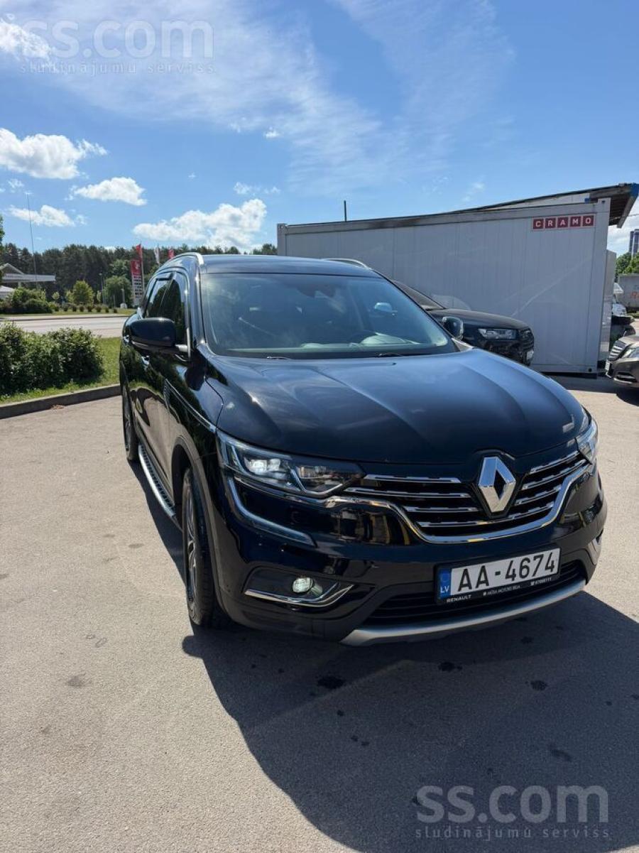 Black Renault Koleos 2018 in Riga, with an engine capacity of 2.00 L and mileage of 152 thousand km for 15900 €, photo 1 on AUTOMOTO.COM.LV