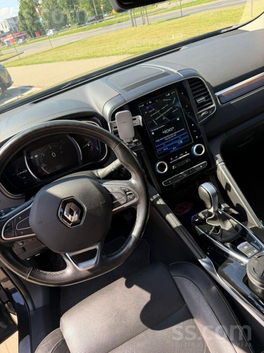Black Renault Koleos 2018 in Riga, with an engine capacity of 2.00 L and mileage of 152 thousand km for 15900 €, photo 11 on AUTOMOTO.COM.LV