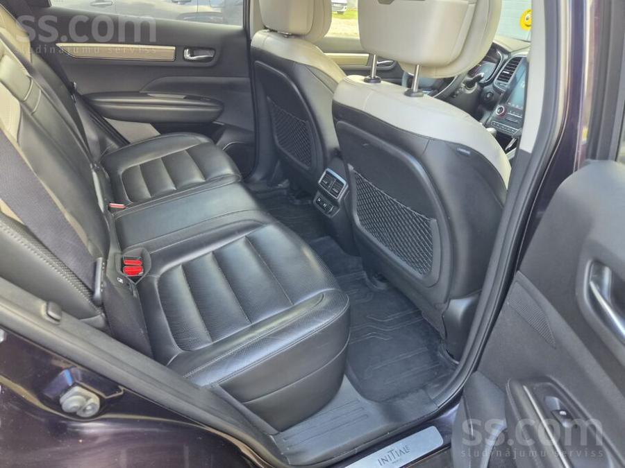 Black Renault Koleos 2018 in Riga, with an engine capacity of 2.00 L and mileage of 105 thousand km for 13600 €, photo 10 on AUTOMOTO.COM.LV