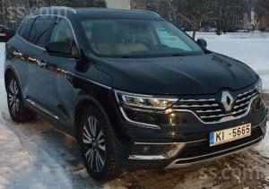 Black Renault Koleos 2021 in Riga, with an engine capacity of 2.00 L and mileage of 74 thousand km for 18500 €, photo  on AUTOMOTO.COM.LV