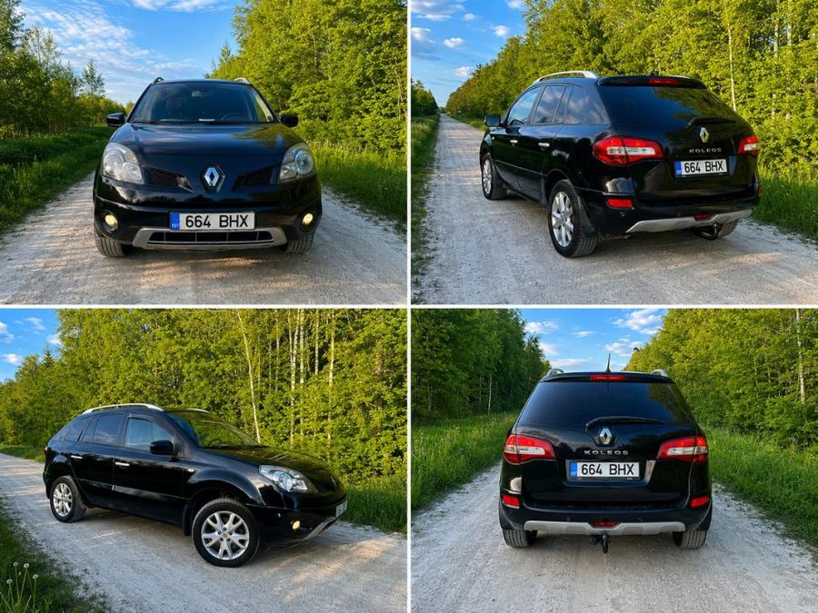 Black Renault Koleos 2008 in Tallinn, with an engine capacity of 2.00 L and mileage of 165 thousand km for 2790 €, photo 8 on AUTOMOTO.COM.LV