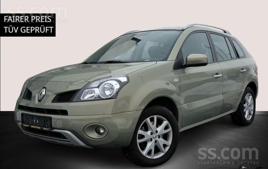 Zaļš Renault Koleos 2010 Ogre, ar dzinēja tilpumu 2.00 L un nobraukumu 190 tūkst. km par 4895 €, foto 1 vietnē AUTOMOTO.COM.LV