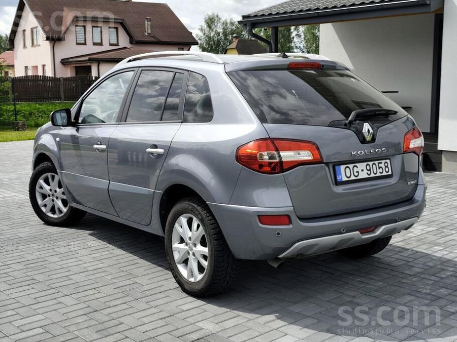Grey Renault Koleos 2008 in Riga, with an engine capacity of 2.00 L and mileage of 0 thousand km for 4500 €, photo 6 on AUTOMOTO.COM.LV