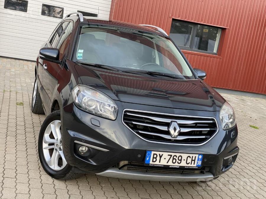 Grey Renault Koleos 2012 in Riga, with an engine capacity of 2.00 L and mileage of 191 thousand km for 5990 €, photo 2 on AUTOMOTO.COM.LV