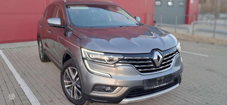 Grey Renault Koleos 2018 in Kaunas, with an engine capacity of 2.00 L and mileage of 201 thousand km for 11250 €, photo 1 on AUTOMOTO.COM.LV