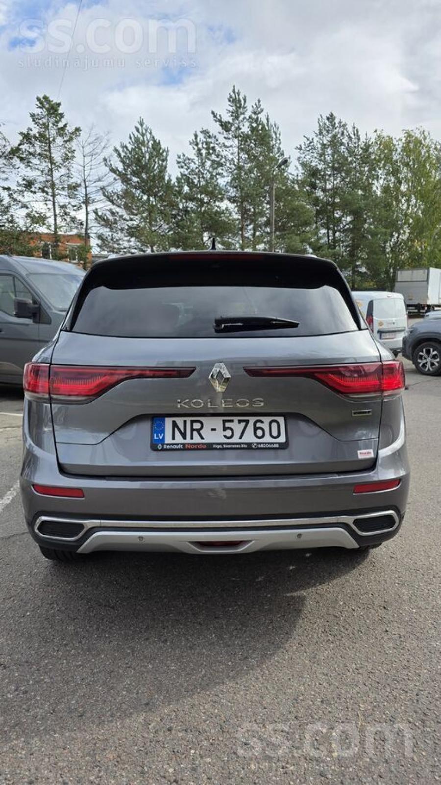 Pelēks Renault Koleos 2023 Rīga, ar dzinēja tilpumu 2.00 L un nobraukumu 46 tūkst. km par 27500 €, foto 7 vietnē AUTOMOTO.COM.LV