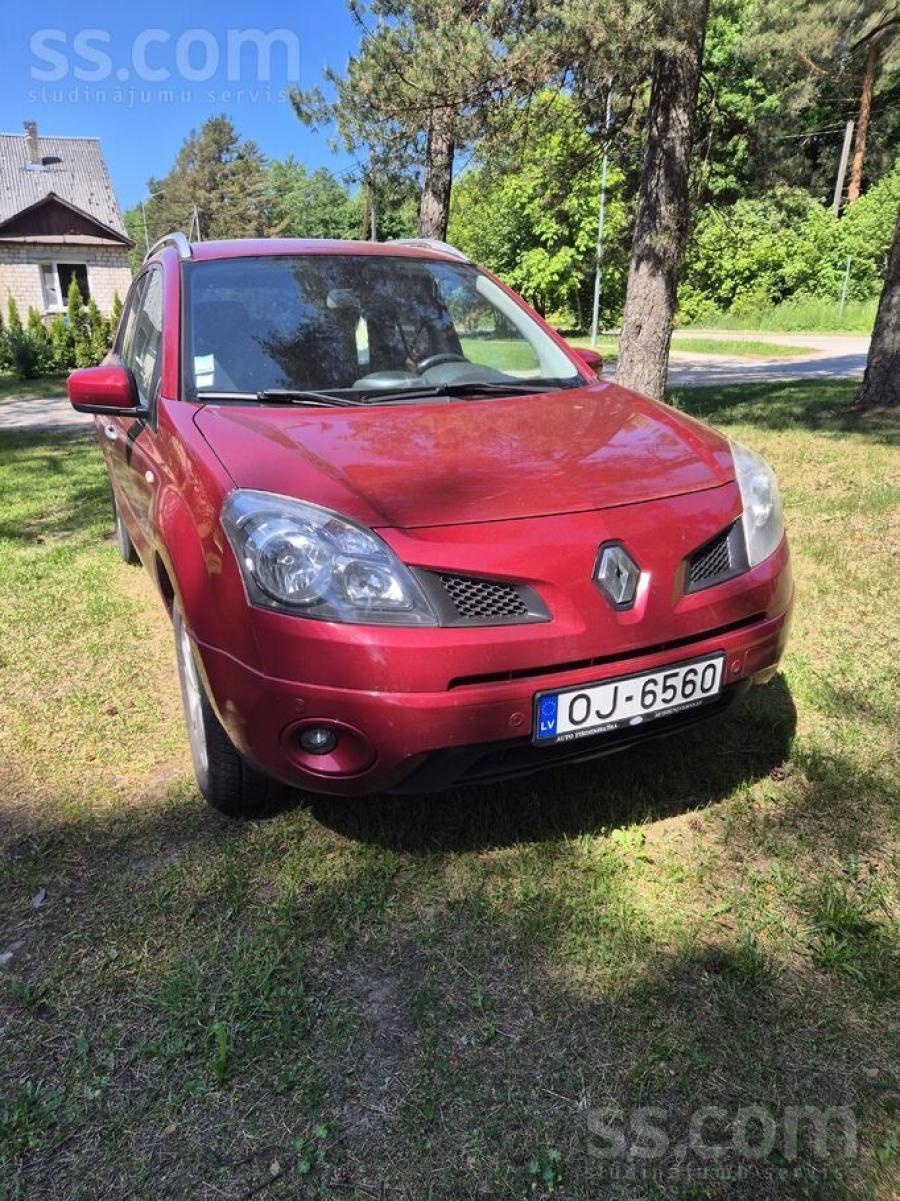 Red Renault Koleos 2008 in Riga, with an engine capacity of 2.00 L and mileage of 258 thousand km for 4600 €, photo 1 on AUTOMOTO.COM.LV
