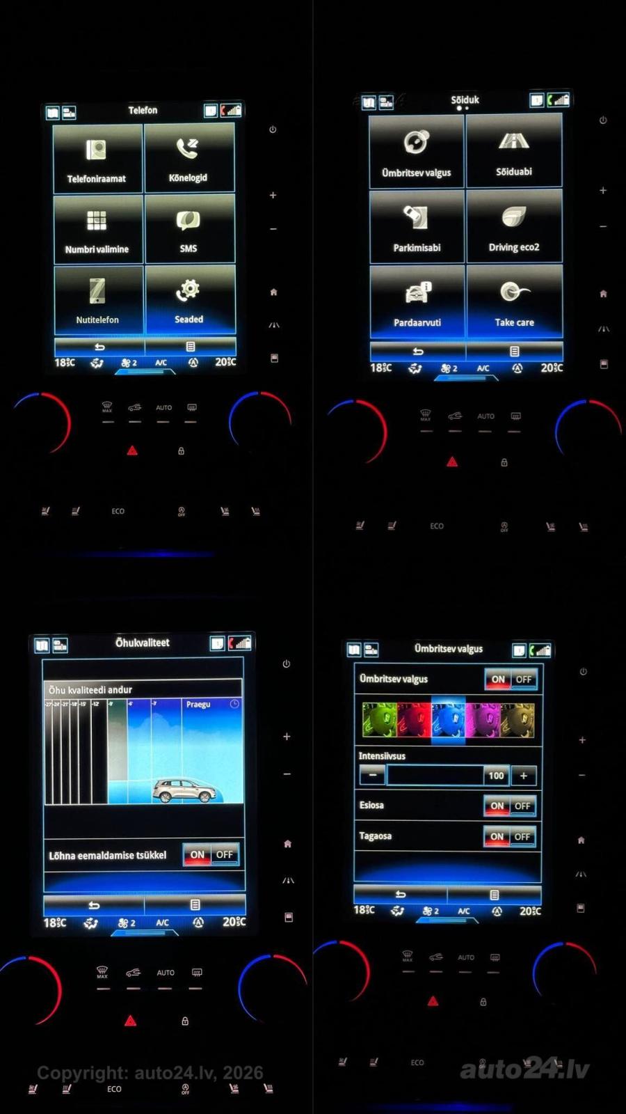 Рено Колеос 2019 в Кохтла-Ярве, объемом двигателя 2.00 л и пробегом 160 тыс. км за 15800 €, фото 4 на AUTOMOTO.COM.LV