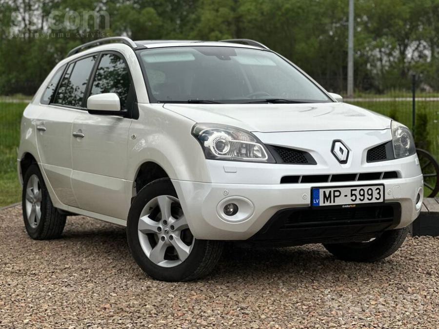 White Renault Koleos 2009 in Jelgava, with an engine capacity of 2.00 L and mileage of 0 thousand km for 3400 €, photo 1 on AUTOMOTO.COM.LV