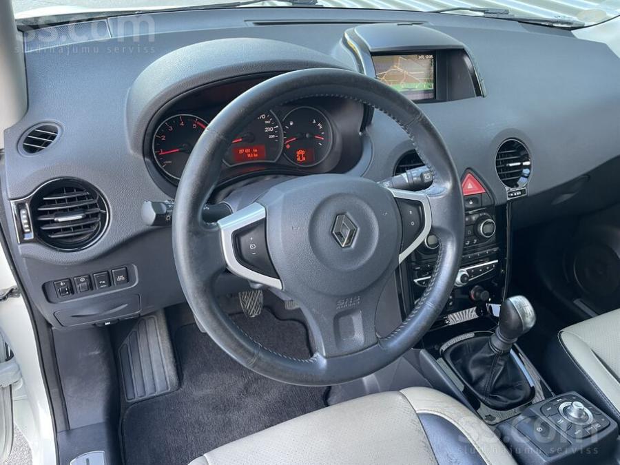 Balts Renault Koleos 2010 Rīga, ar dzinēja tilpumu 2.00 L un nobraukumu 257 tūkst. km par 4250 €, foto 12 vietnē AUTOMOTO.COM.LV
