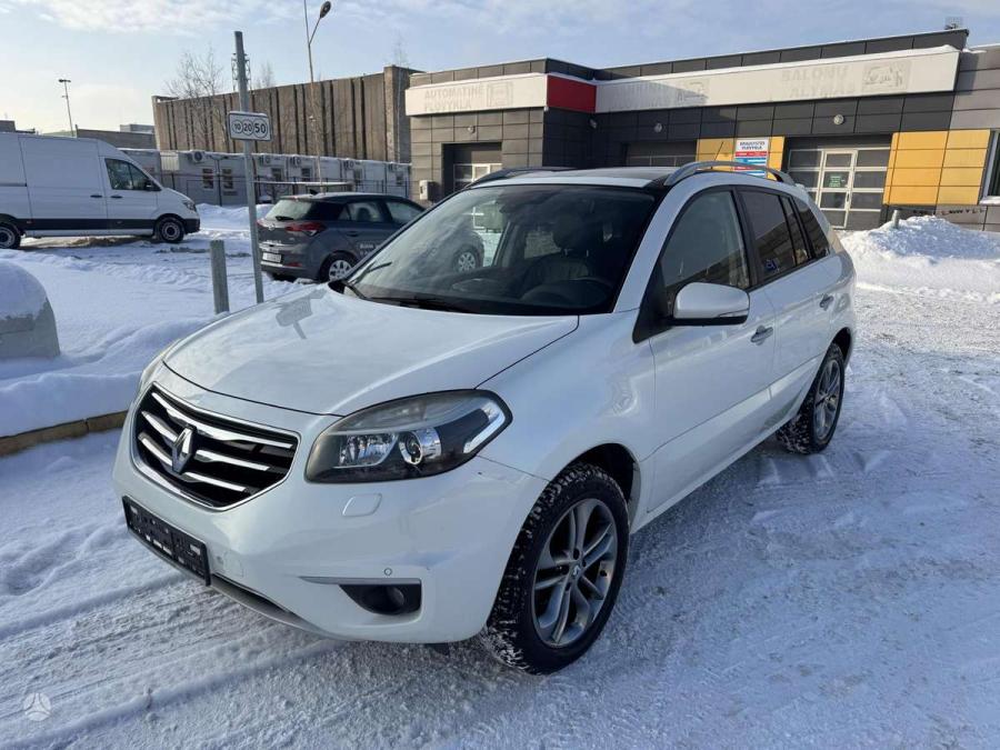 Balts Renault Koleos 2012 Kauņa, ar dzinēja tilpumu 2.00 L un nobraukumu 205 tūkst. km par 6900 €, foto 3 vietnē AUTOMOTO.COM.LV