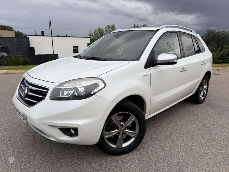 Balts Renault Koleos 2013 Tauragė, ar dzinēja tilpumu 2.00 L un nobraukumu 210 tūkst. km par 4700 €, foto 1 vietnē AUTOMOTO.COM.LV