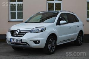 White Renault Koleos 2013 in Ogre, with an engine capacity of 2.00 L and mileage of 252 thousand km for 5890 €, photo 1 on AUTOMOTO.COM.LV