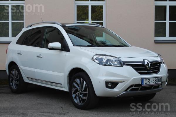 Balts Renault Koleos 2013 Ogre, ar dzinēja tilpumu 2.00 L un nobraukumu 252 tūkst. km par 5890 €, foto 3 vietnē AUTOMOTO.COM.LV