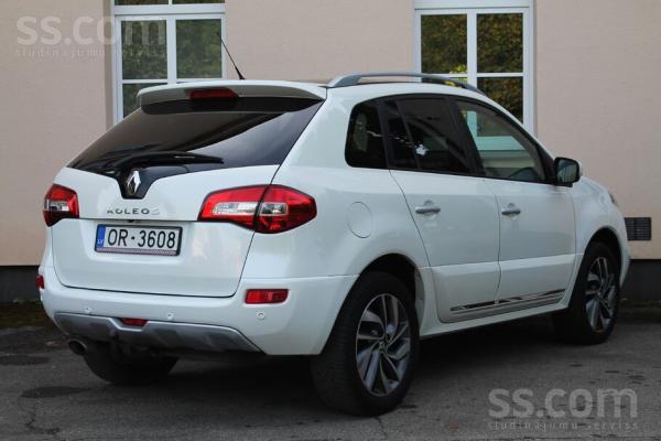 Balts Renault Koleos 2013 Ogre, ar dzinēja tilpumu 2.00 L un nobraukumu 252 tūkst. km par 5890 €, foto 5 vietnē AUTOMOTO.COM.LV