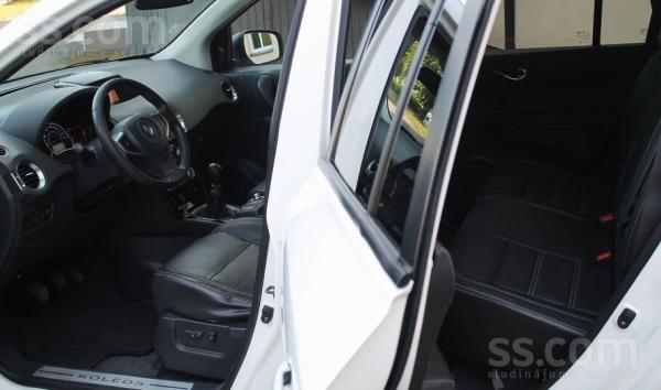 Balts Renault Koleos 2013 Ogre, ar dzinēja tilpumu 2.00 L un nobraukumu 252 tūkst. km par 5890 €, foto 8 vietnē AUTOMOTO.COM.LV