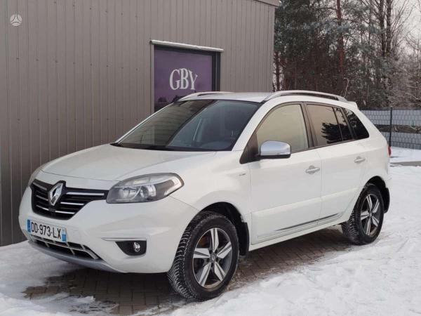 White Renault Koleos 2014 in Taurage, with an engine capacity of 2.00 L and mileage of 206 thousand km for 5600 €, photo 1 on AUTOMOTO.COM.LV