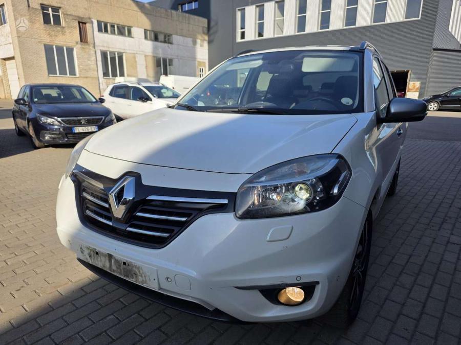Balts Renault Koleos 2015 Tauragė, ar dzinēja tilpumu 2.00 L un nobraukumu 250 tūkst. km par 4900 €, foto 9 vietnē AUTOMOTO.COM.LV