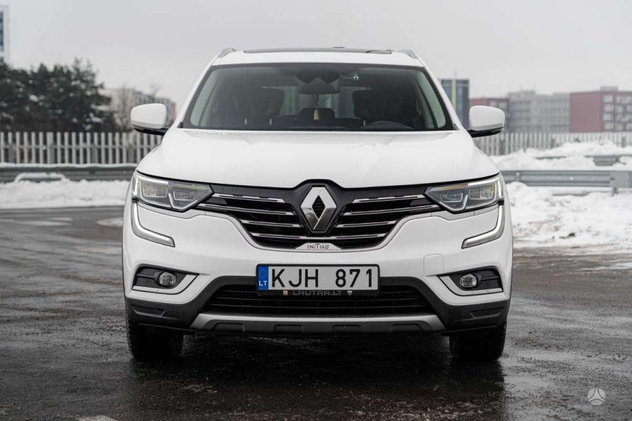 White Renault Koleos 2018 in Vilnius, with an engine capacity of 2.00 L and mileage of 158 thousand km for 17999 €, photo 2 on AUTOMOTO.COM.LV