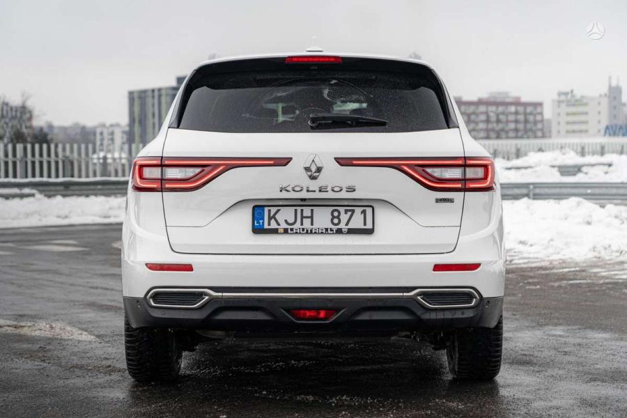 White Renault Koleos 2018 in Vilnius, with an engine capacity of 2.00 L and mileage of 158 thousand km for 17999 €, photo 9 on AUTOMOTO.COM.LV
