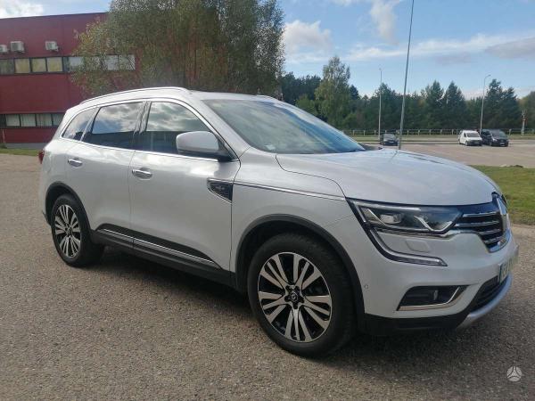White Renault Koleos 2018 in Utena, with an engine capacity of 2.00 L and mileage of 338 thousand km for 8200 €, photo 1 on AUTOMOTO.COM.LV