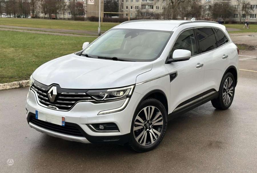 White Renault Koleos 2019 in Kaunas, with an engine capacity of 2.00 L and mileage of 215 thousand km for 13950 €, photo 5 on AUTOMOTO.COM.LV