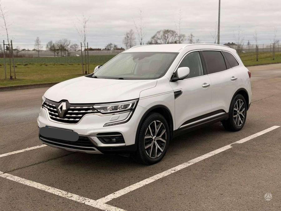 White Renault Koleos 2021 in Siauliai, with an engine capacity of 1.30 L and mileage of 105 thousand km for 16800 €, photo 1 on AUTOMOTO.COM.LV