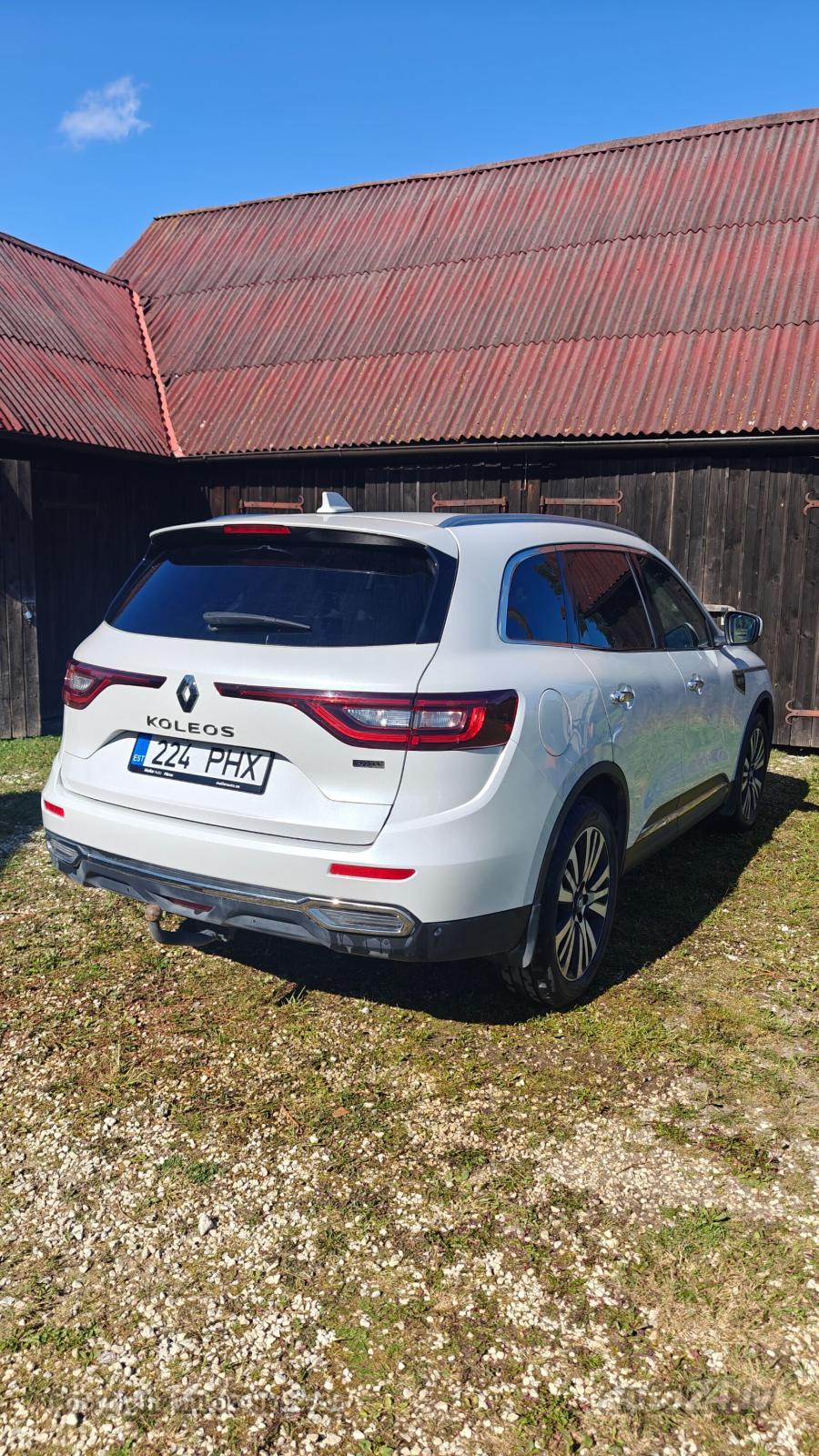 White Renault Koleos 2019 in Tallinn, with an engine capacity of 2.00 L and mileage of 155 thousand km for 15500 €, photo 4 on AUTOMOTO.COM.LV
