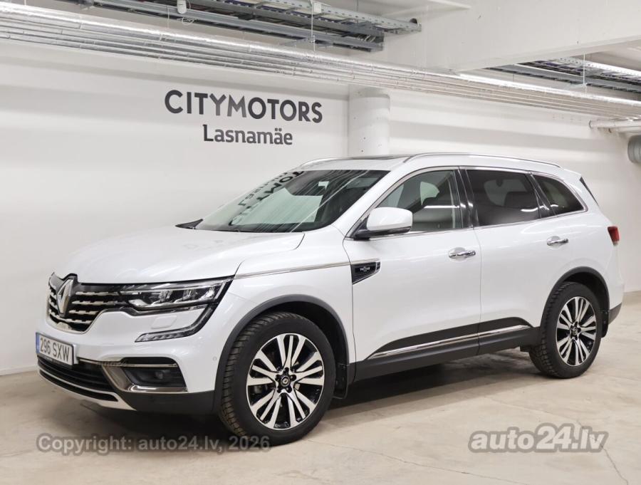 White Renault Koleos 2022 in Tallinn, with an engine capacity of 2.00 L and mileage of 13 thousand km for 24990 €, photo 1 on AUTOMOTO.COM.LV