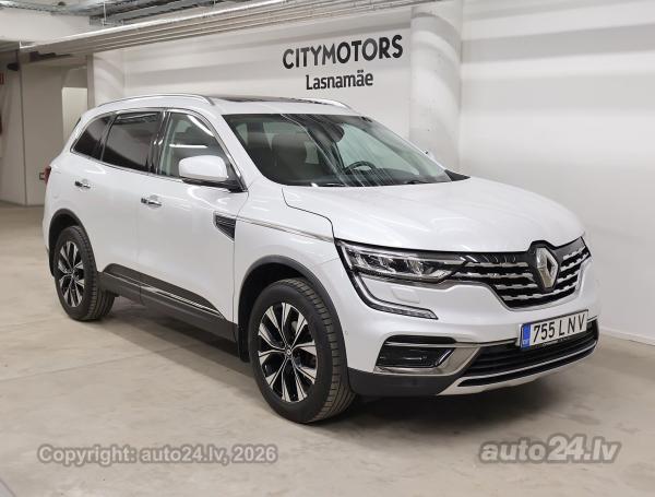 White Renault Koleos 2023 in Tallinn, with an engine capacity of 1.30 L and mileage of 48 thousand km for 22900 €, photo 4 on AUTOMOTO.COM.LV