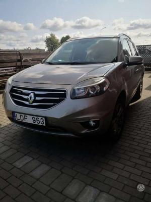 Dzeltens Renault Koleos 2012 Plungė, ar dzinēja tilpumu 2.00 L un nobraukumu 300 tūkst. km par 5800 €, foto  vietnē AUTOMOTO.COM.LV