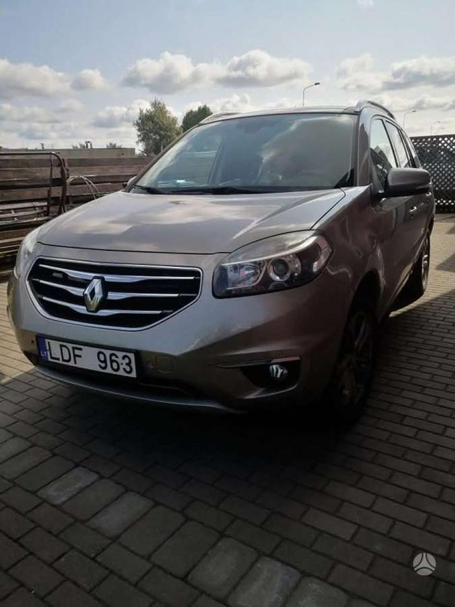 Dzeltens Renault Koleos 2012 Plungė, ar dzinēja tilpumu 2.00 L un nobraukumu 300 tūkst. km par 5800 €, foto 1 vietnē AUTOMOTO.COM.LV